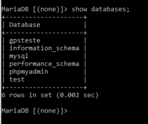 Como acessar o terminal MySQL / MariaDB do xampp – Difusão Tech